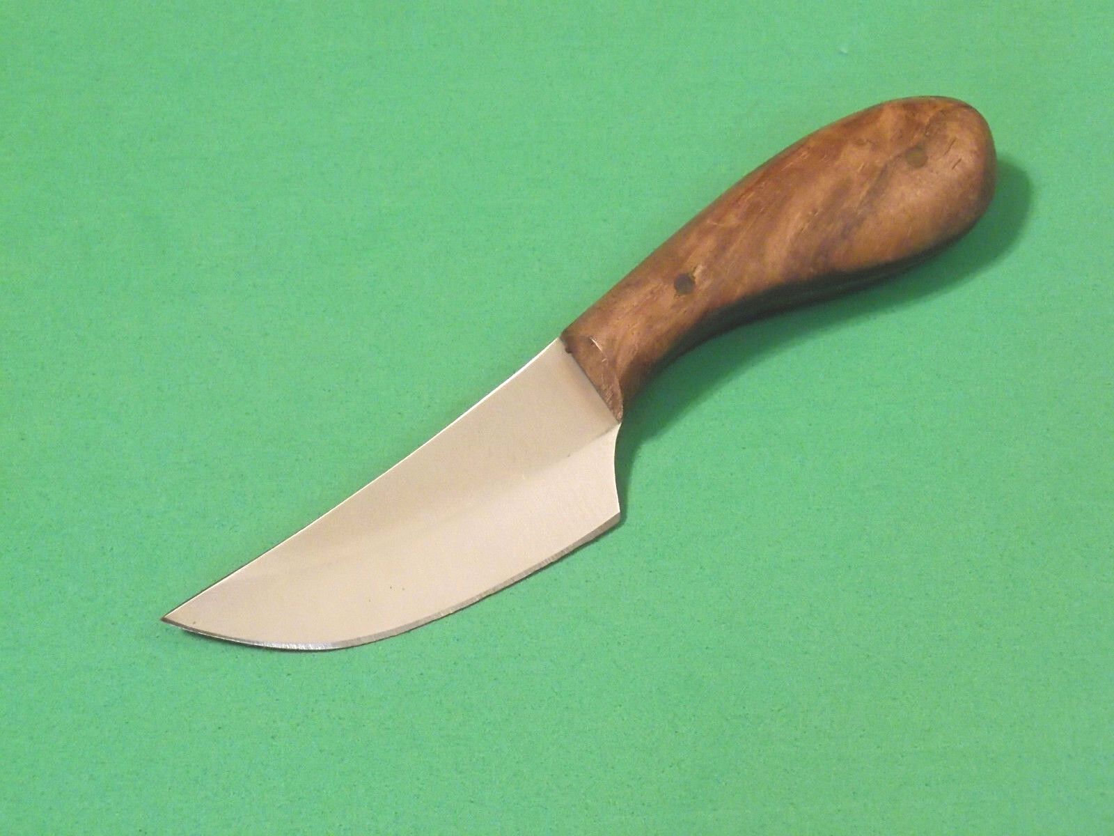 Small Skinner Patch Knife – 2.25" Stainless Steel Blade with Brown Woo ...